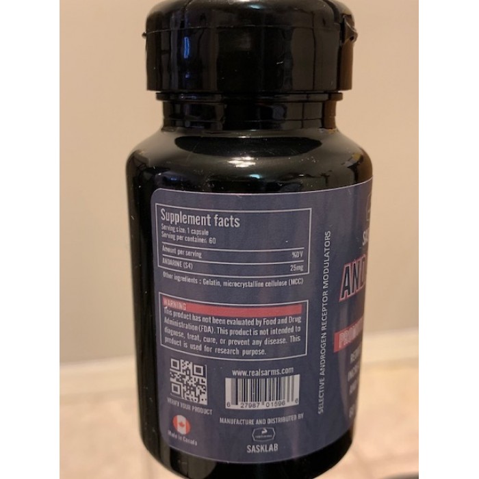 S4 (Andarine) 25 mg 60 capsules - Real Sarms